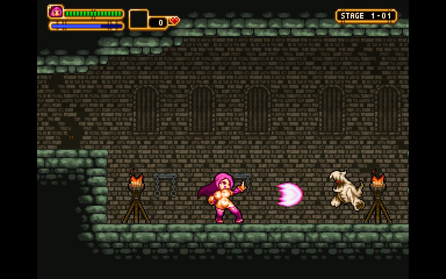 Succubus: a Pixel Art Action Game with Seductive Gameplay