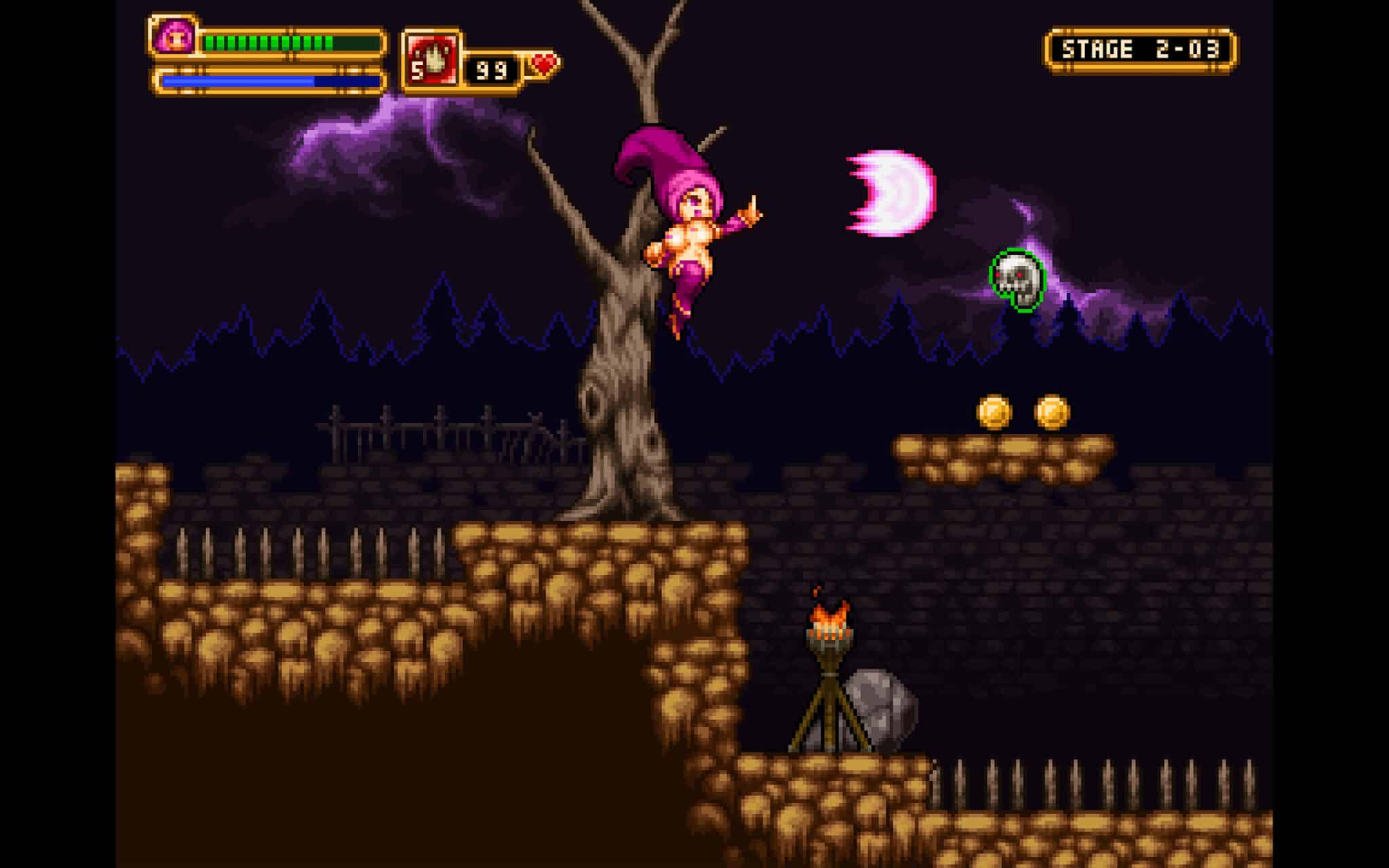 Succubus: a Pixel Art Action Game with Seductive Gameplay